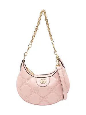 Gucci Mini Gg Matelasse Shoulder Bag - Pink