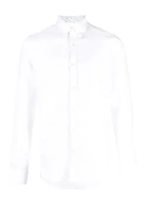 Paul & Shark Long-sleeve Linen Shirt - White