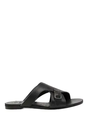 Y’S Y's Buckled Leather Sandals