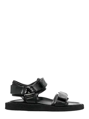Officine Creative Strap-detail Leather Sandals - Black
