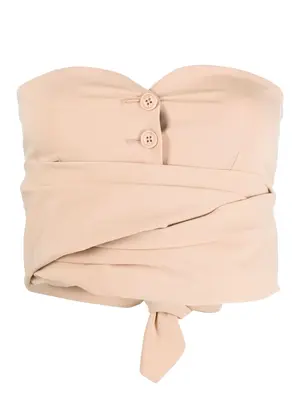 Philosophy Di Lorenzo Serafini Wrap-around Bustier Top - Pink