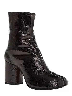 MAISON MARGIELA Tabi Split Toe Booties - Gun Metal