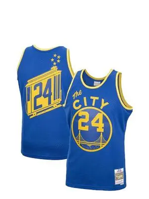 Mitchell & Ness Rick Barry Golden State Warriors 2001/02 Hardwood Classics Swingman Jersey - Royal