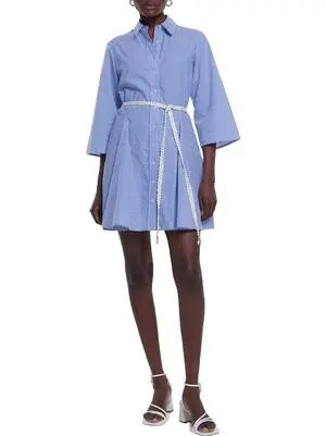 RIVER ISLAND Stripe Belted Shirtdress