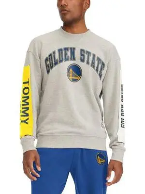 Tommy Hilfiger Golden State Warriors Pullover Sweatshirt - Gray
