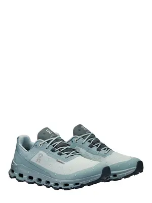 On Cloudvista Waterproof Trail Running Shoe Glacier/ Cobble