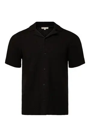 ONIA Cotton Textured Camp Shirt