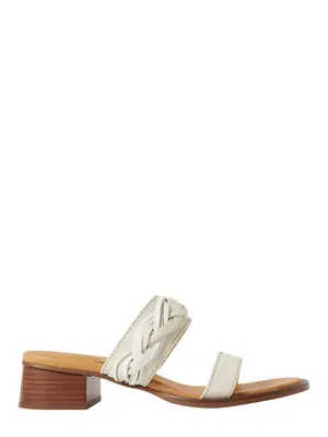 See By Chloé Braided Leather Mules - White