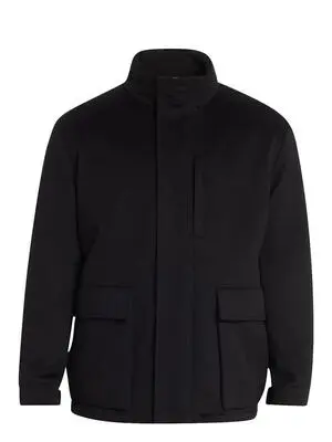 Zegna Oasi Cashmere Elements Coat - Blk Sld