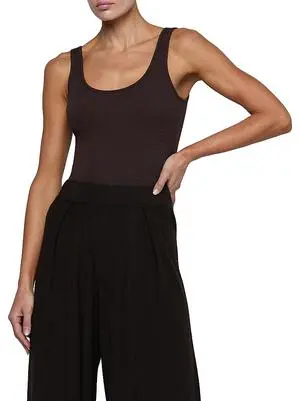 L'Agence Nica Tank Top Bodysuit - Dark Java
