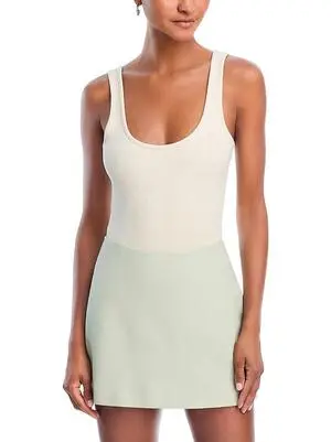 L'Agence L'agence Nica Tank Top Bodysuit Ivory