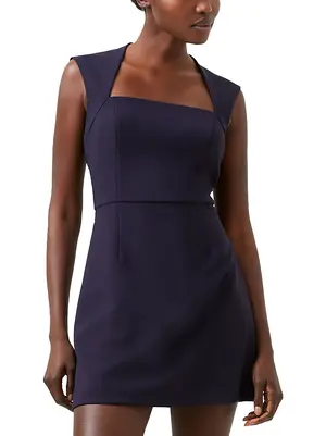 French Connection Whisper Ruth Shift Dress Navy