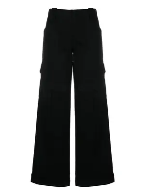 TOM FORD Wide-leg Cargo Trousers - Black