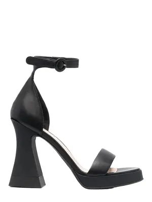 Agl Janis 115mm Ankle-strap Sandals - Black