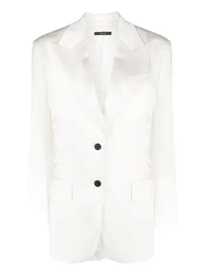 TOM FORD Single-breasted Blazer - White