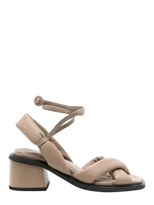STUDIO CHOFAKIAN Studio 127 55mm Block-heel Sandals - Brown