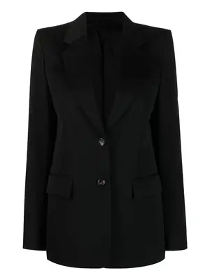 LANVIN Single-breasted Blazer - Black