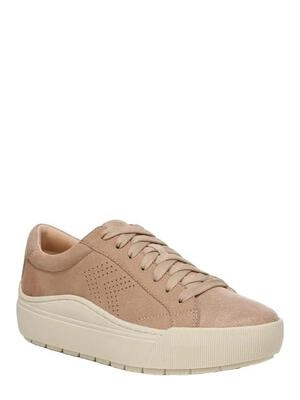 Dr. Scholl'S Take It Easy Platform Sneaker - Taupe Suede