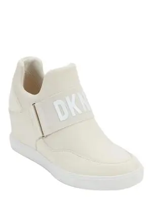 Dkny Cosmos Wedge Sneakers - Egg Nog