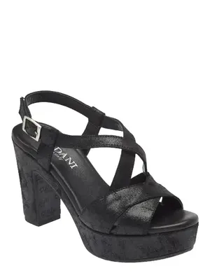 Cordani Cordani Tahlia Platform Sandals Black Shimmer