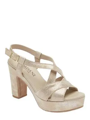 Cordani Tahlia Platform Sandals - Dusty Gold