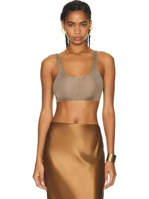 Saint Laurent Knit Bralette - Sable