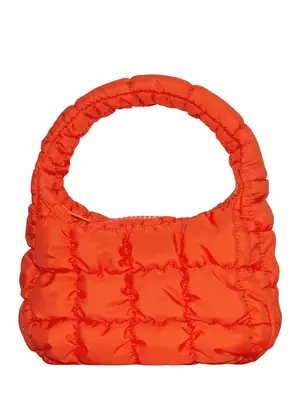 Cos Quilted Micro Bag Orange