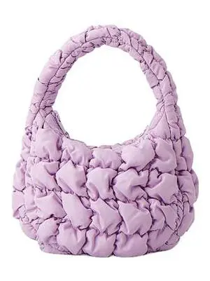 Cos Quilted Micro Bag Purple
