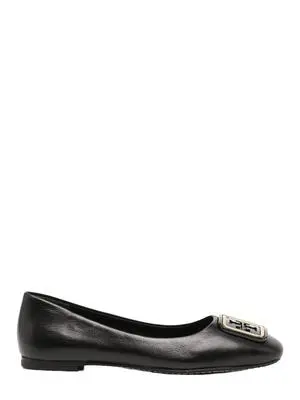 TORY BURCH Tory Burch Georgia Logo Ballerina Shoes