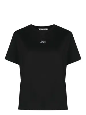 Each X Other Logo-print Crew-neck T-shirt - Black