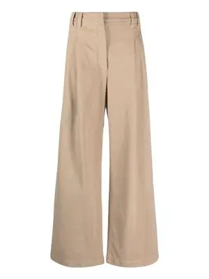 BRUNELLO CUCINELLI Wide-Leg Pleated Jeans