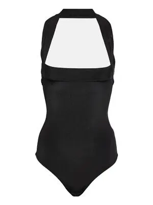 Khaite Sola Crêpe Jersey Bodysuit - Black