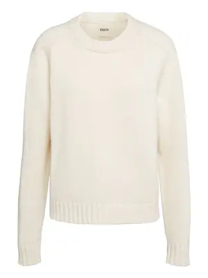 Khaite Mae Cashmere Sweater White