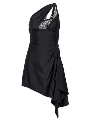 Coperni One-shoulder Minidress - Black