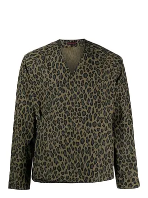 CLOT Leopard-print Kimono - Neutrals