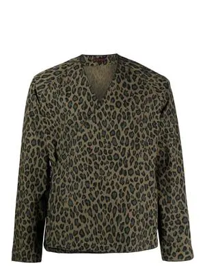 CLOT Leopard-print Kimono - Neutrals