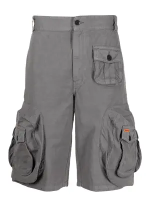 Heron Preston Cotton-blend Cargo Shorts - Grey