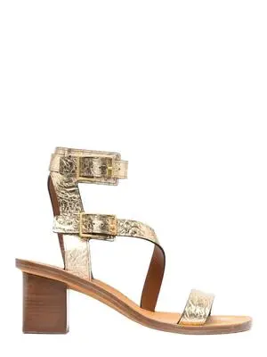 Zadig&Voltaire Cecilia Caprese 60mm Sandals - Gold