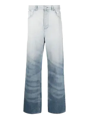BOTTER Crystal-embellished Denim Trousers - Blue
