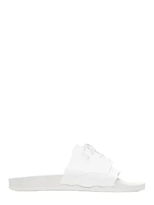 MAISON MARGIELA Lace-up Pool Slides - White