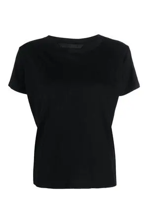 MOTHER Supima Cotton Short-sleeve T-shirt - Black