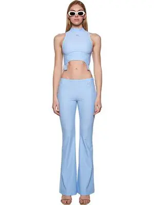 COURRÃ¨GES Courrèges Tech Jersey Pant Sky Blue