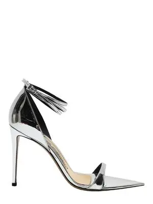 Alexandre Vauthier Metallic Leather Sandals - Silver
