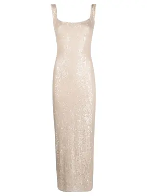 ATU BODY COUTURE Sequinned Midi Dress - Neutrals