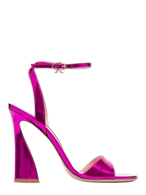 GIANVITO ROSSI 110mm Curved-heel Sandals - Pink