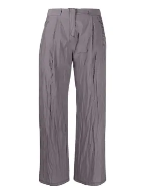 Our Legacy Serene Crinkled Trousers - Purple
