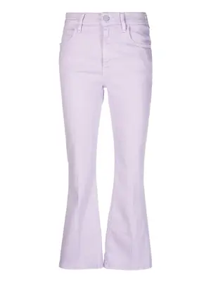 Jacob Cohen Victoria Cropped Flare Jeans - Purple