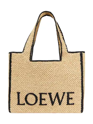 LOEWE Paula's Ibiza Large Raffia Shopper
