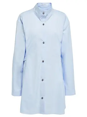 JW Anderson Cotton Poplin Minidress - Blue