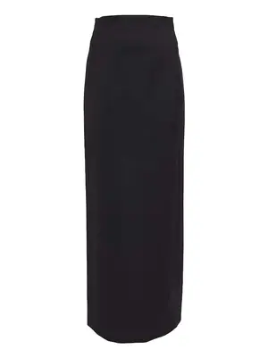 Wardrobe.NYC Wool Maxi Skirt - Black